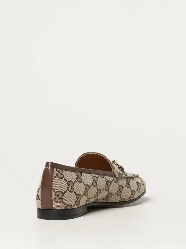 Gucci Gg Supreme Canvas Loafers