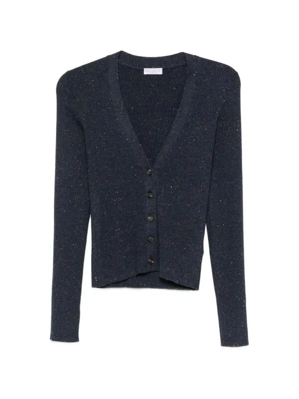 Brunello Cucinelli Wool Cardigan - Multicolor