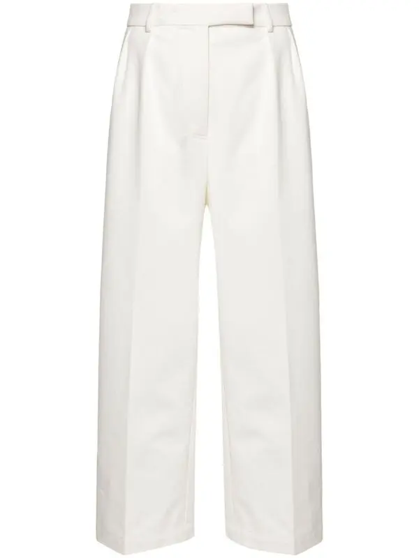 Thom Browne Relaxed Fit Trousers - White