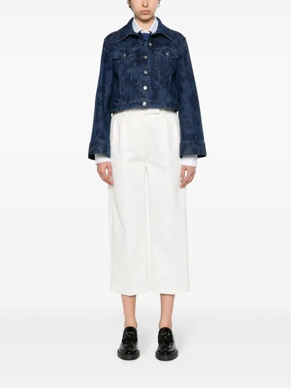 Thom Browne Relaxed Fit Trousers - White