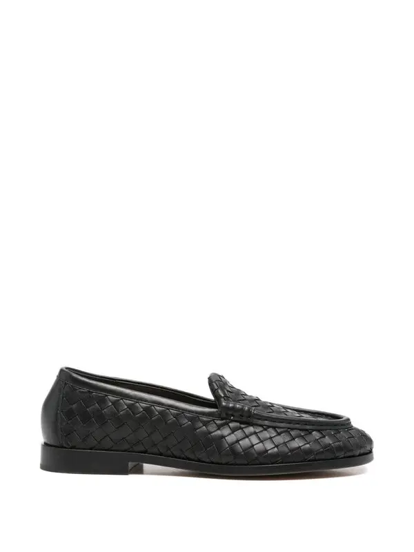 Bottega Veneta Silenzio Leather Loafers - Multicolor