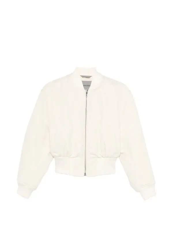 Balenciaga Cropped Bomber Jacket
