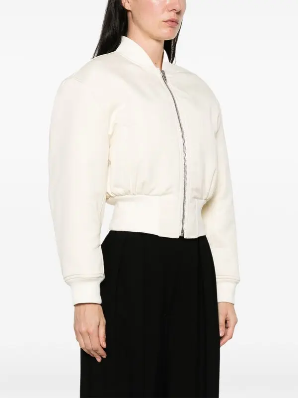 Balenciaga Cropped Bomber Jacket
