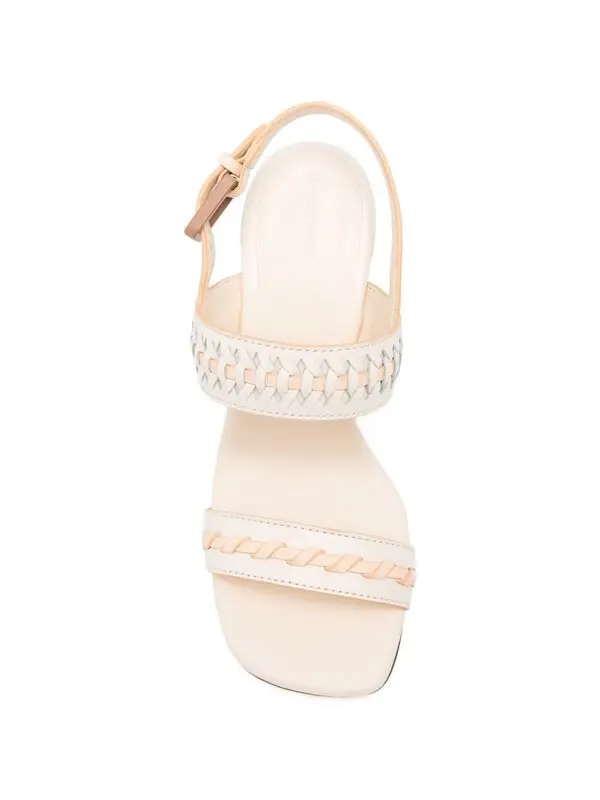 Zimmermann Alchemy Leather Heel Sandals