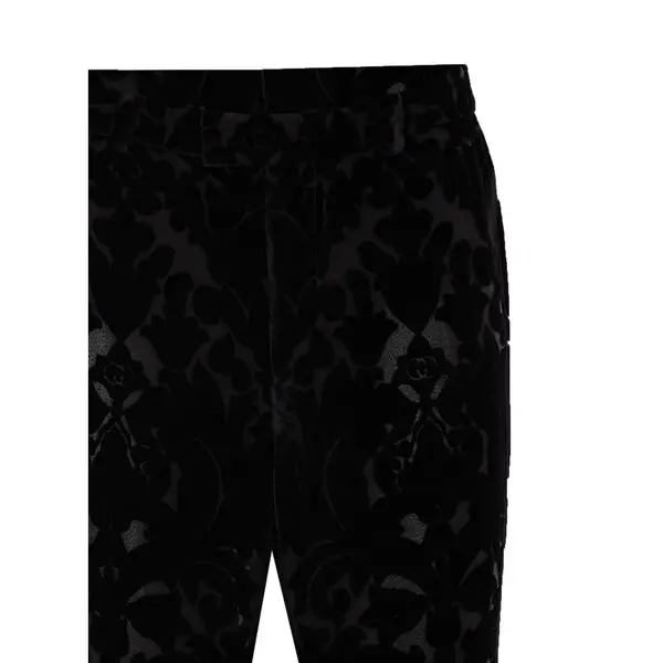 Gucci Floral Print Velour Devore' Pants