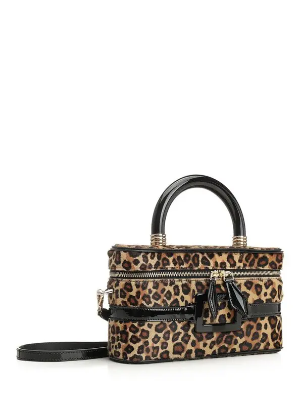 ROGER VIVIER Belle Vivier Leopard-print Buckle Tote Bag - Multicolor