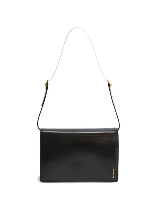 JIL SANDER File Small Leather Crossbody Bag