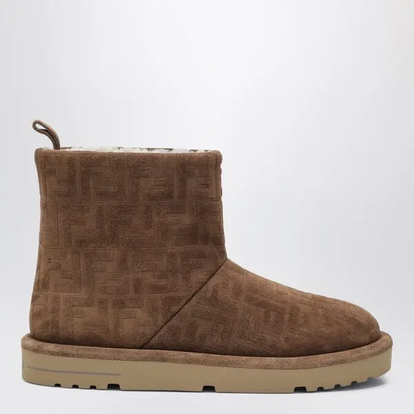 Fendi Suede Ankle Boots