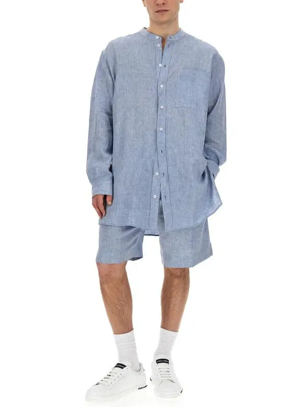 Dolce & Gabbana Shirt With Mandarin Collar