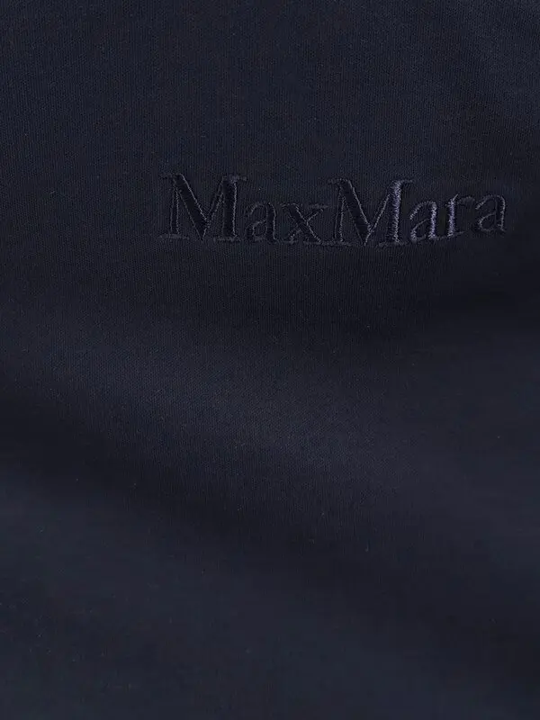 Max Mara Nerina Cotton T-shirt With Embroidery - Multicolor