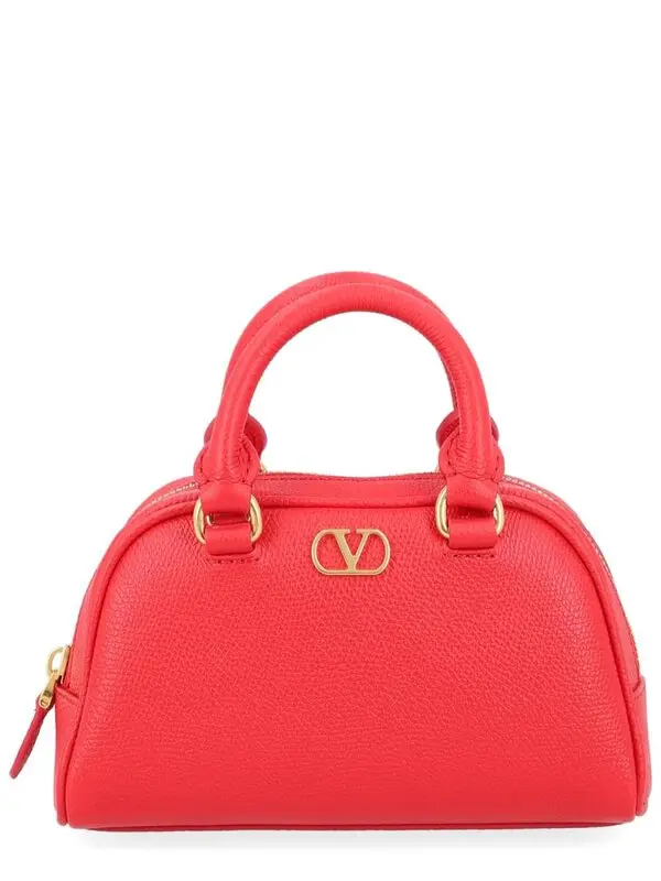 Valentino Garavani Mini Bauletto Vlogo Signature - Red