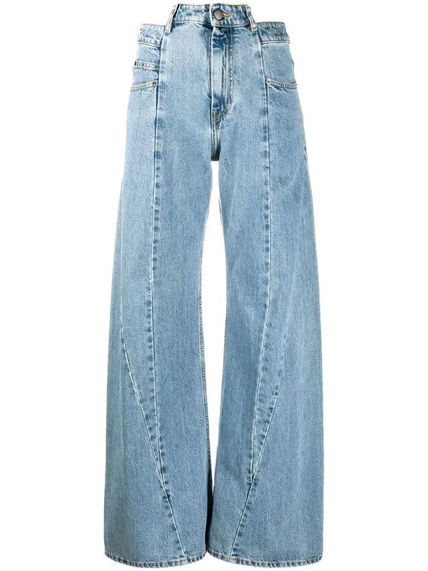 MAISON MARGIELA Denim Cotton Jeans - Multicolor