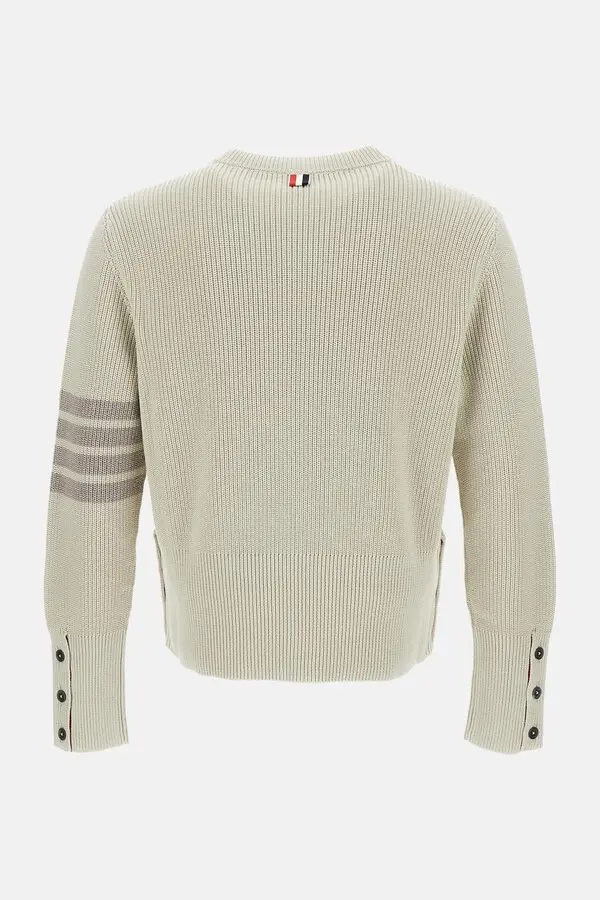 Thom Browne Crewneck Cotton Sweater - Multicolor