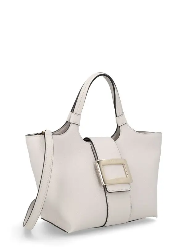 ROGER VIVIER Belle Vivier Mini Bag - White