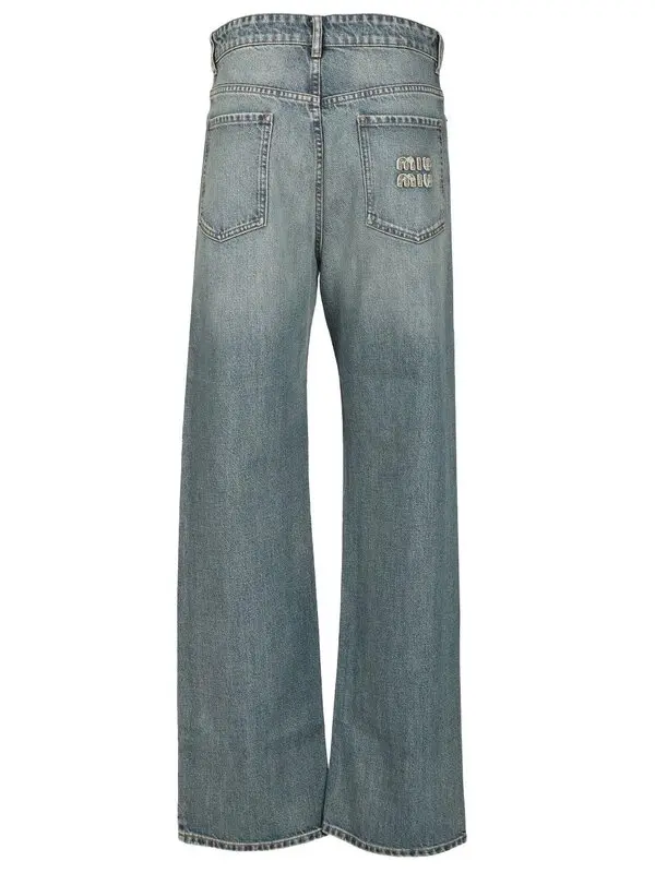 Miu Miu 5-pocket Jeans - Blue