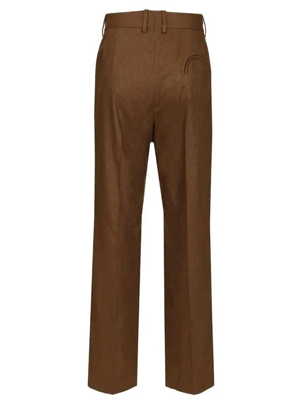BLAZÉ MILANO Renard Fox Silk Trousers