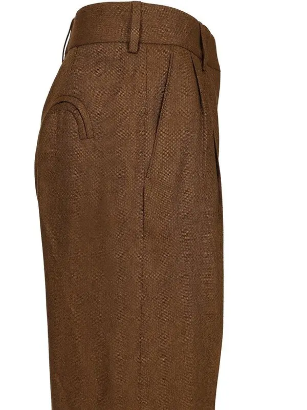 BLAZÉ MILANO Renard Fox Silk Trousers