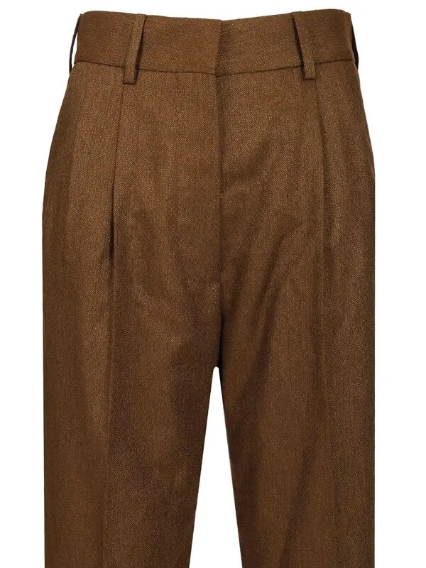 BLAZÉ MILANO Renard Fox Silk Trousers