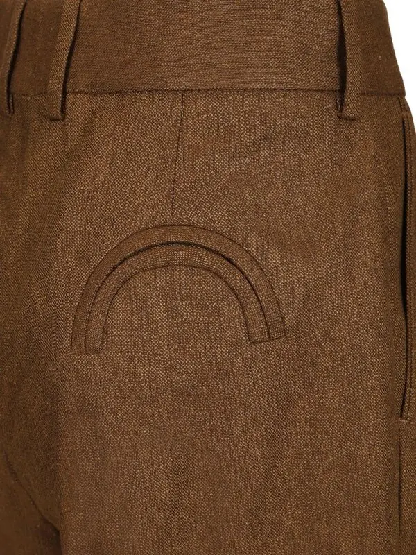 BLAZÉ MILANO Renard Fox Silk Trousers