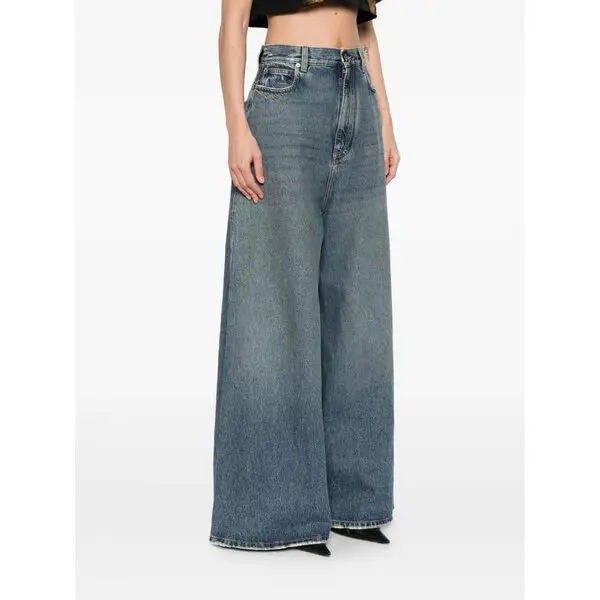 Balenciaga Wide-leg Jeans - Blue