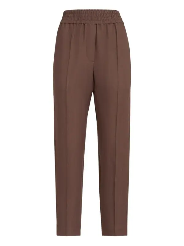Brunello Cucinelli Linen Blend Trousers - Multicolor