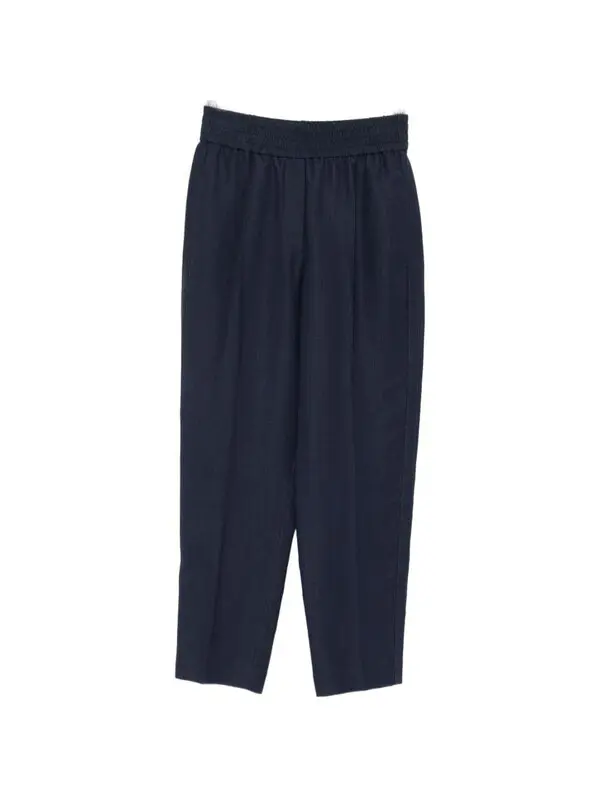 Brunello Cucinelli Linen Blend Trousers - Multicolor