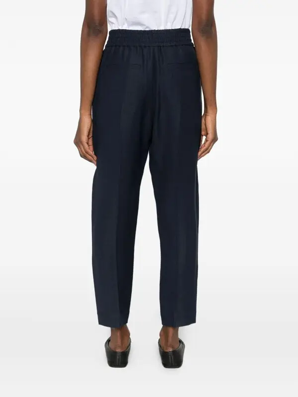 Brunello Cucinelli Linen Blend Trousers - Multicolor