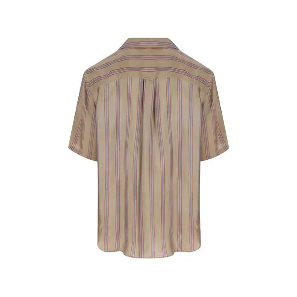 Saint Laurent Neutrals Shirts - Cream