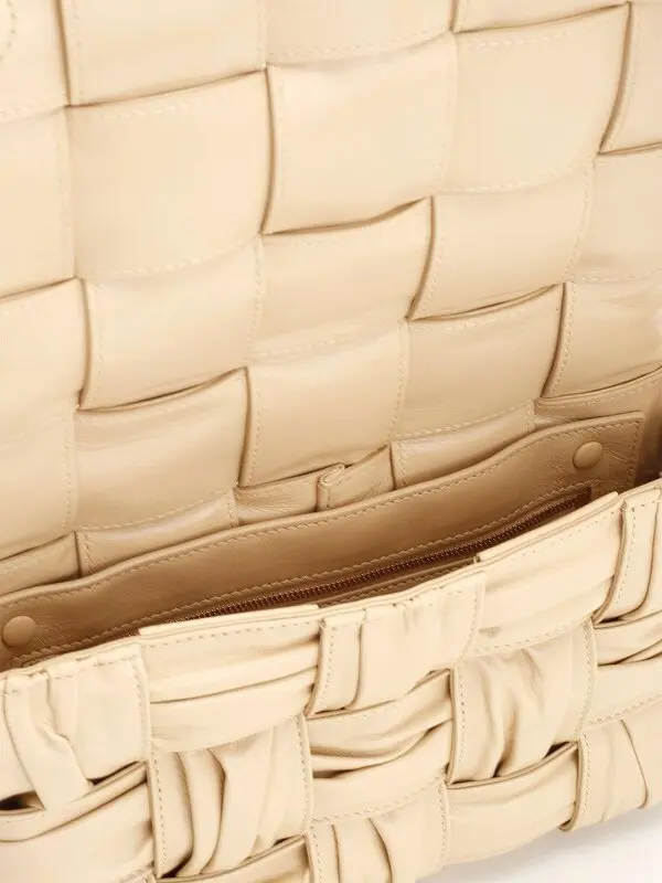 Bottega Veneta Cassette Shoulder Bag - Cream