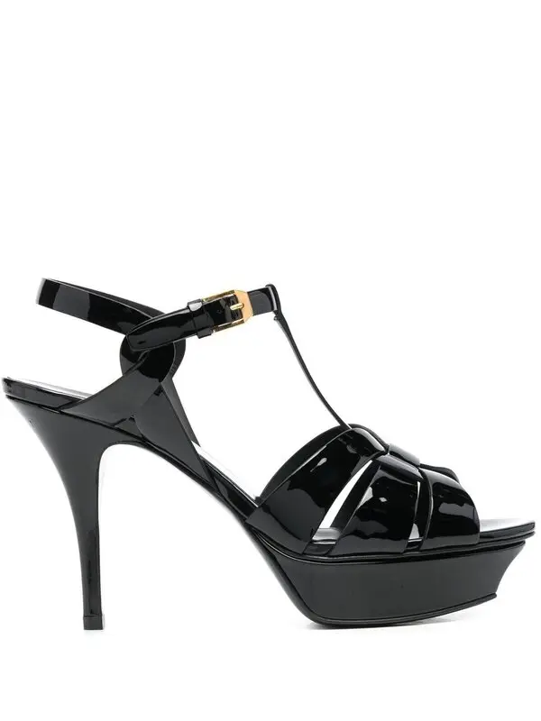 Saint Laurent Tribute Leather Sandals - Multicolor