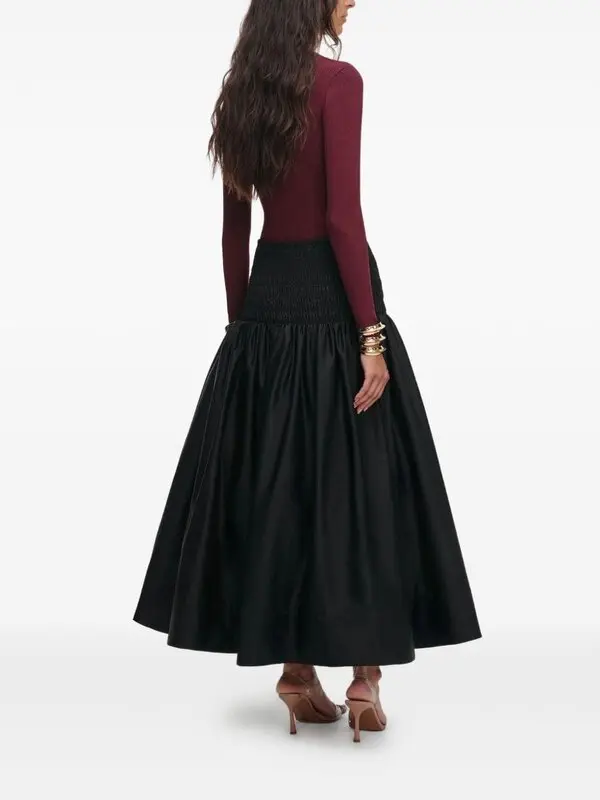 SELF-PORTRAIT Long-sleeved Knitted Top With Keyhole - Multicolor