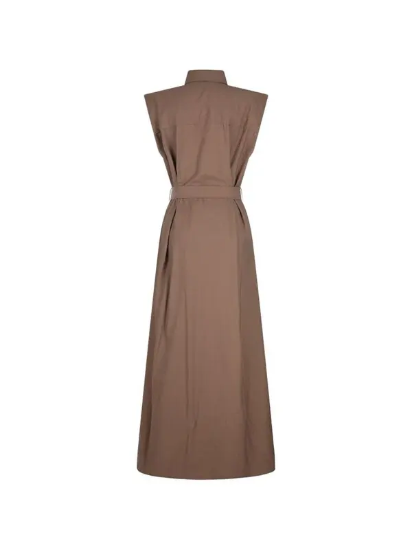 Brunello Cucinelli Cotton Long Dress - Multicolor