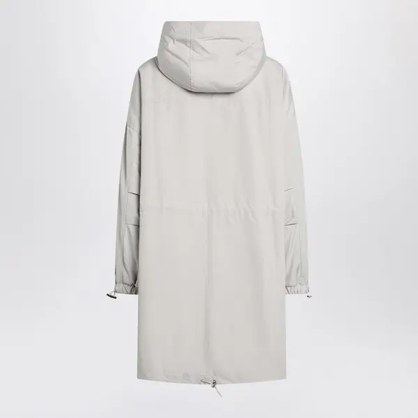 Max Mara Light Beige Cotton Blend Parka