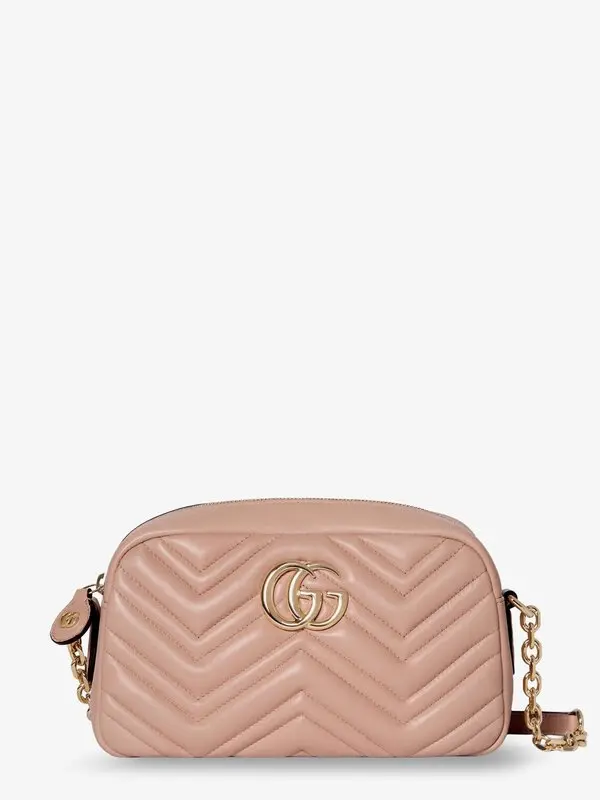 Gucci Gg Marmont Leather Camera Bag Crossbody Bag - Multicolor