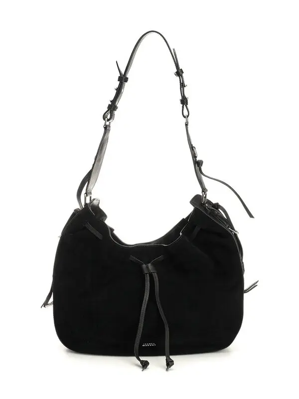 Isabel Marant Étoile Bolton Suede Shoulder Bag - Black