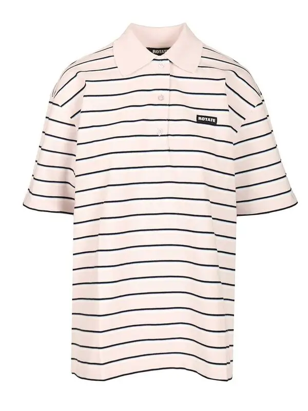 ROTATE BY BIRGER CHRISTENSEN Jersey Polo Shirt - Multicolor