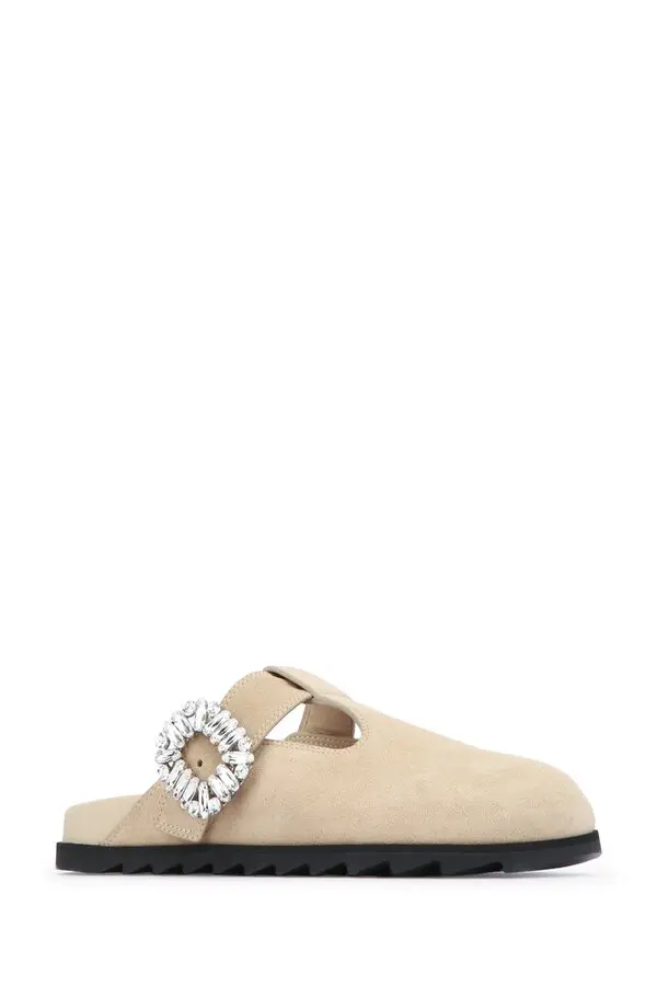 ROGER VIVIER Slidy Viv Closed T-strap Mule