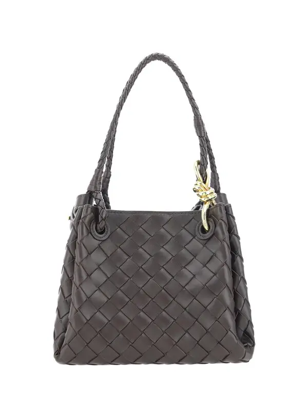 Bottega Veneta Small Parachute Shoulder Bag - Brown