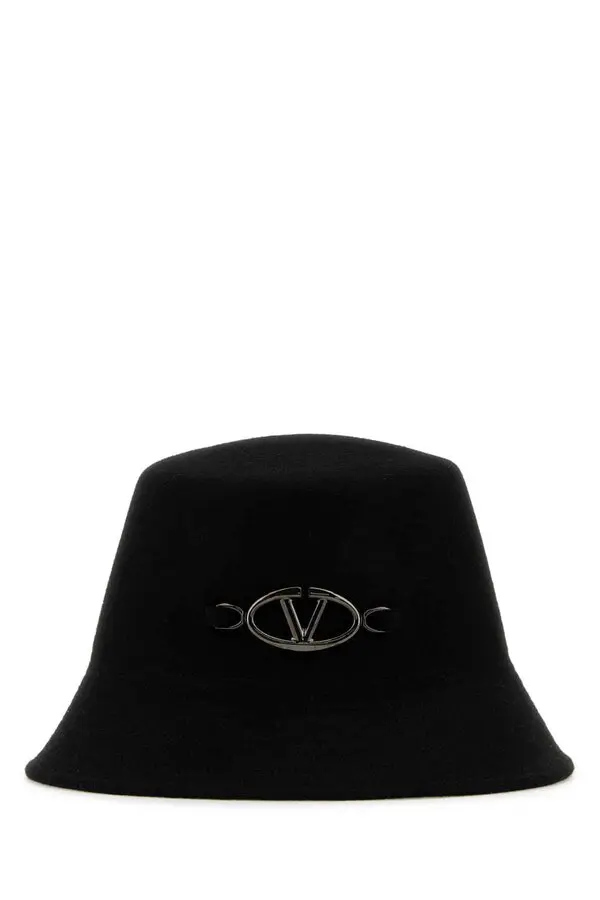 Valentino Garavani Felt Bucket Hat - Black