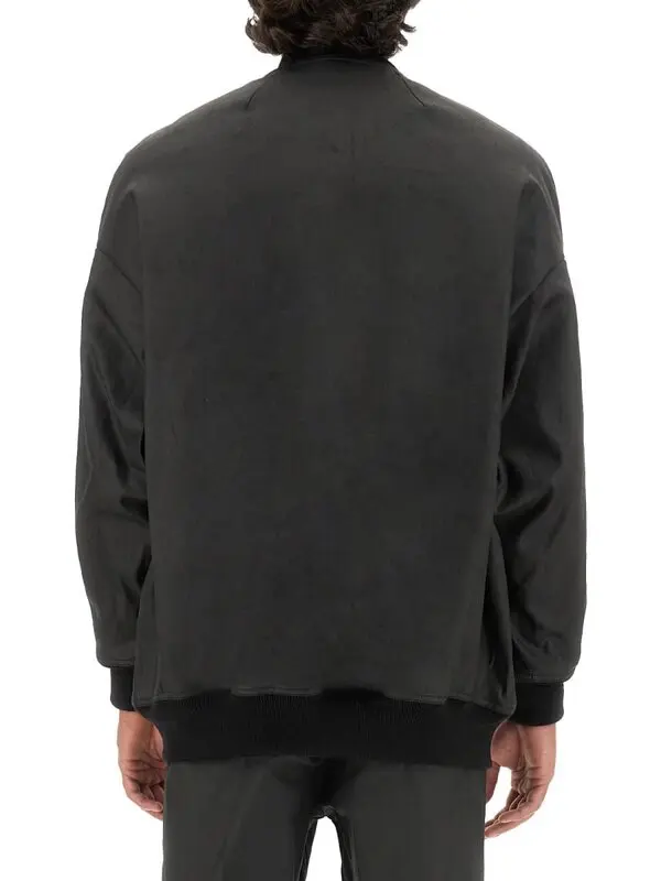 Rick Owens Bomber With Zip - Black