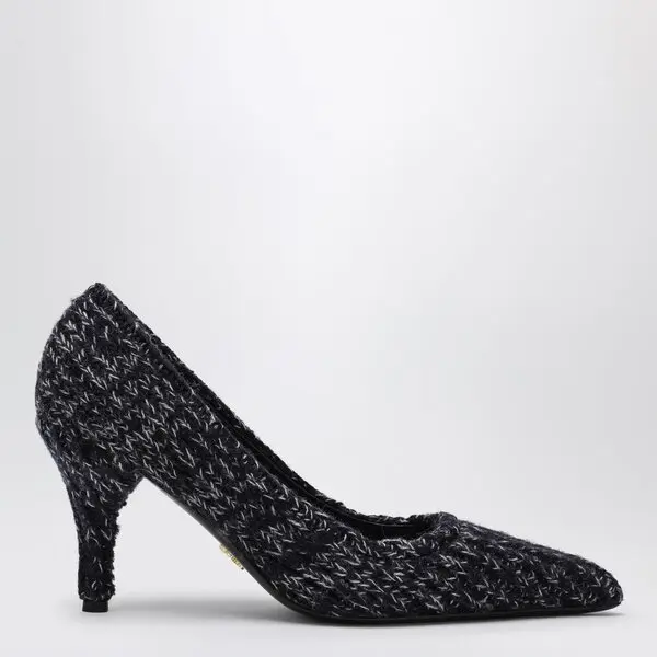 Prada Knitted Decollete Shoes - Blue