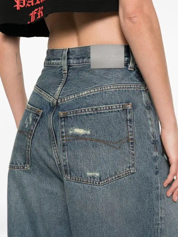 Balenciaga Flared Denim Jeans - Multicolor