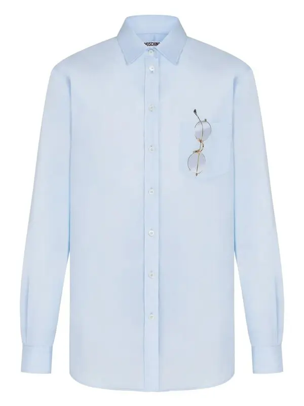 Moschino Printed Button Up Shirt - Multicolor