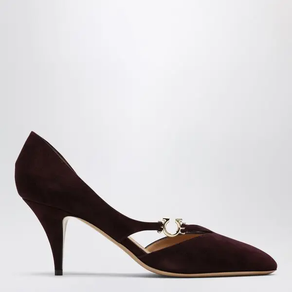 FERRAGAMO Suede Pumps - Purple