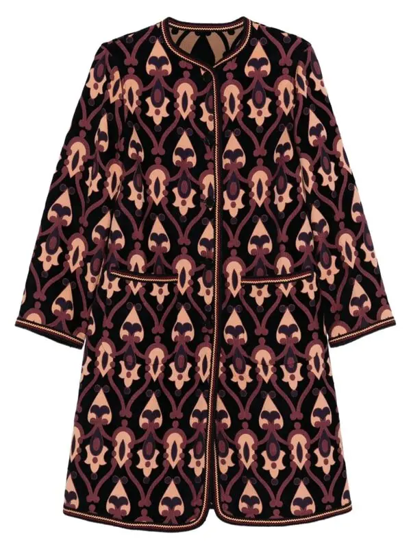 Etro Reversible Patterned Coat - Multicolor