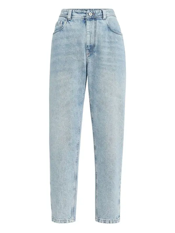 Brunello Cucinelli Denim Baggy Jeans - Multicolor