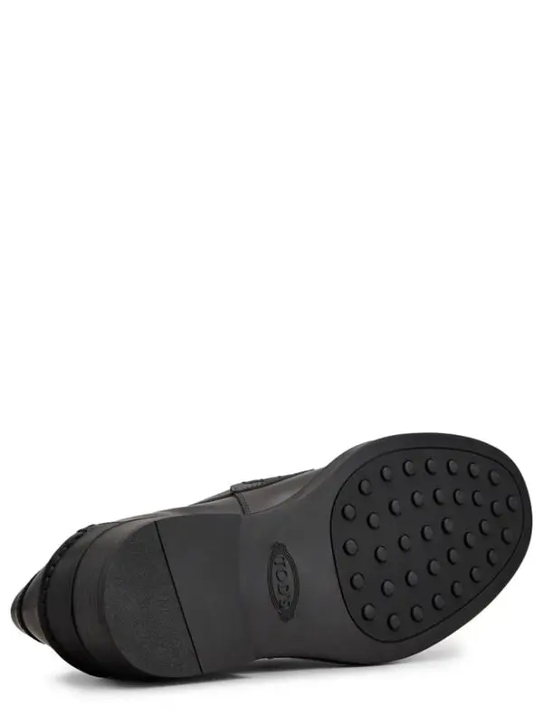 TOD'S Calfskin Loafers - Black