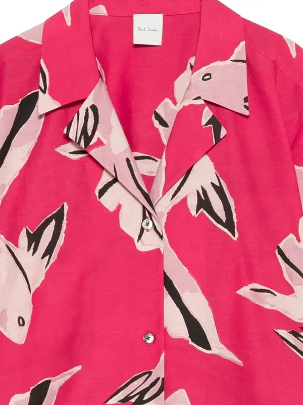 Paul Smith Printed Cotton Shirt - Multicolor