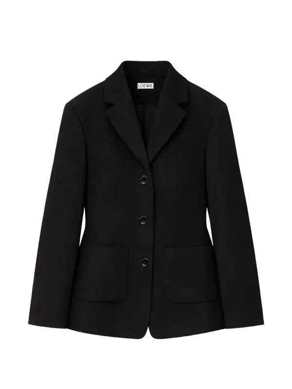 Loewe Wool Single-breasted Jacket