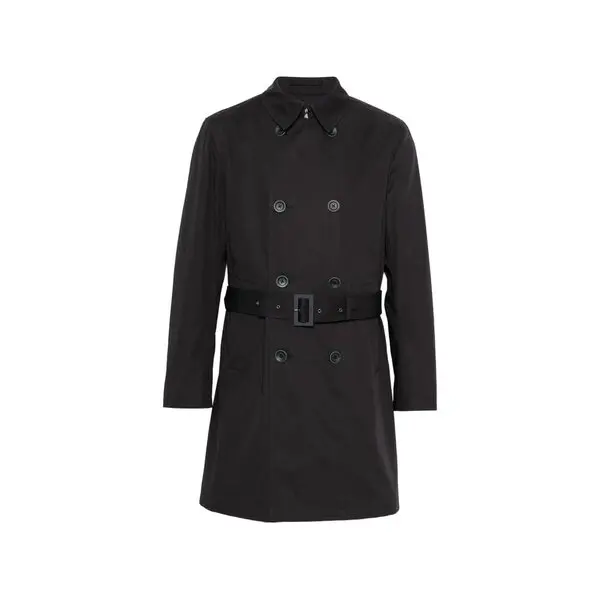 Herno Cotton Trench Coat - Blue